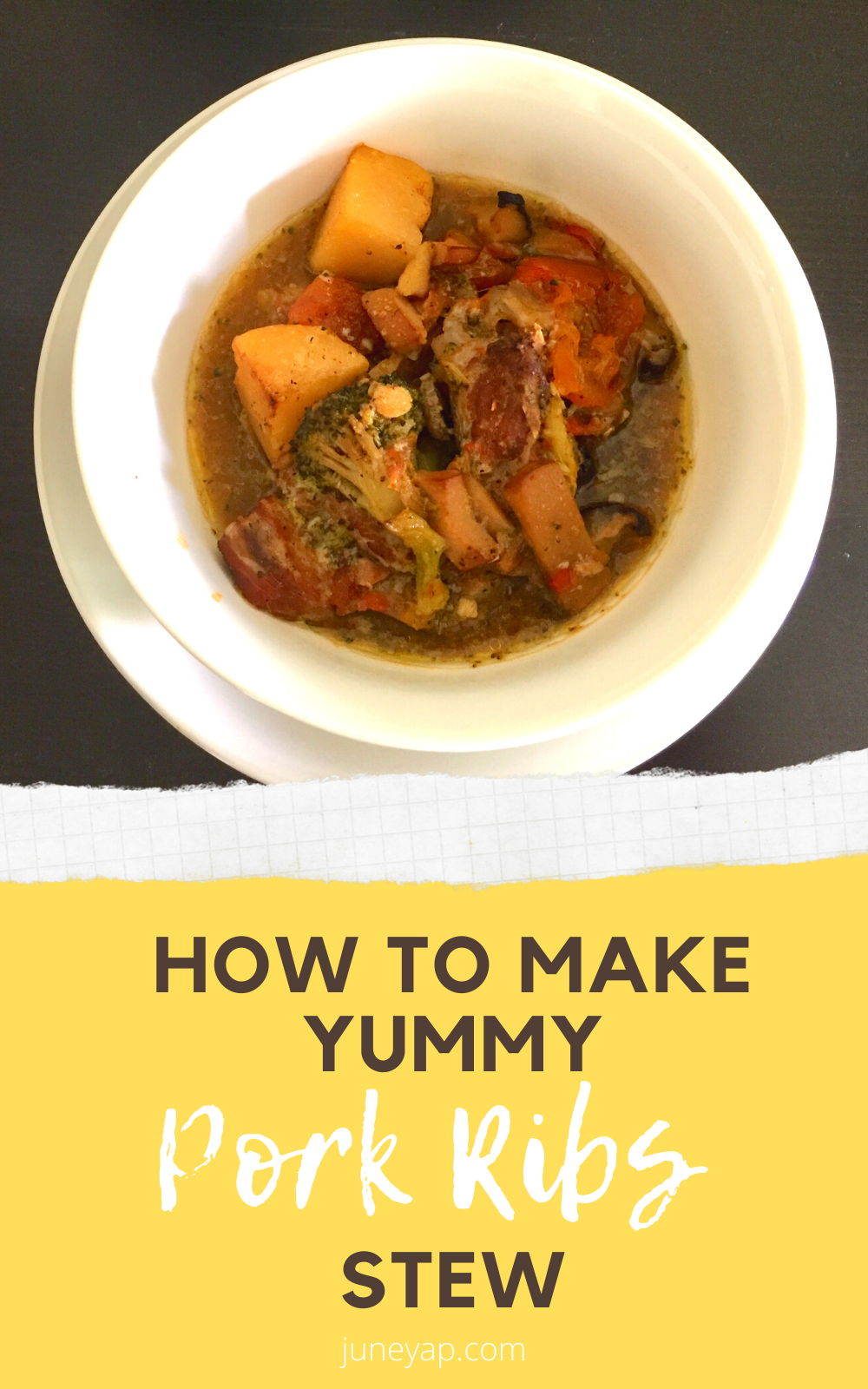 How To Make Yummy Pork Ribs Stew with a Slow Cooker